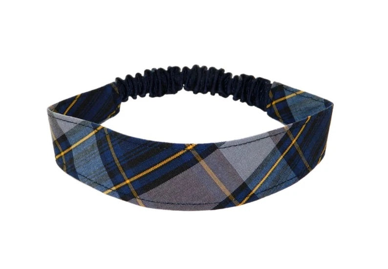 Headband Plaid # 57 Elastic Back | Family Uniforms