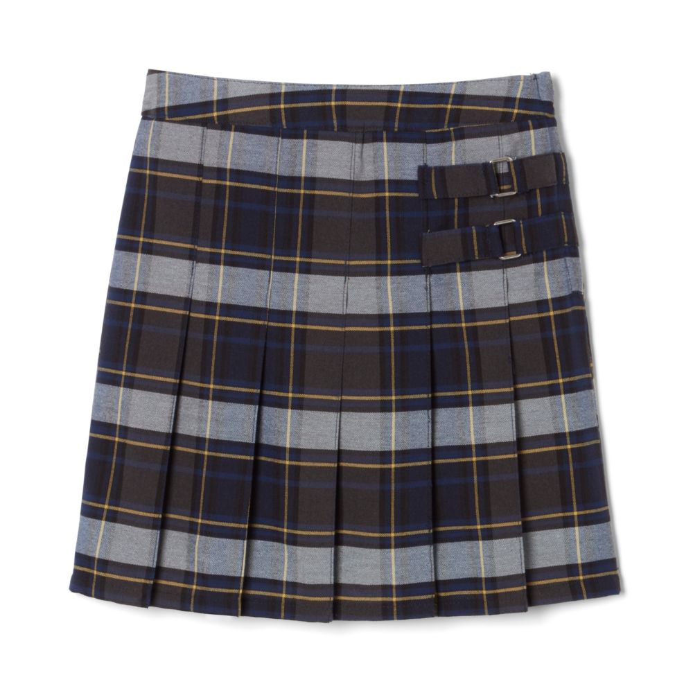 Scooter Plaid #57 (Blue/Gold Plaid) | Family Uniforms