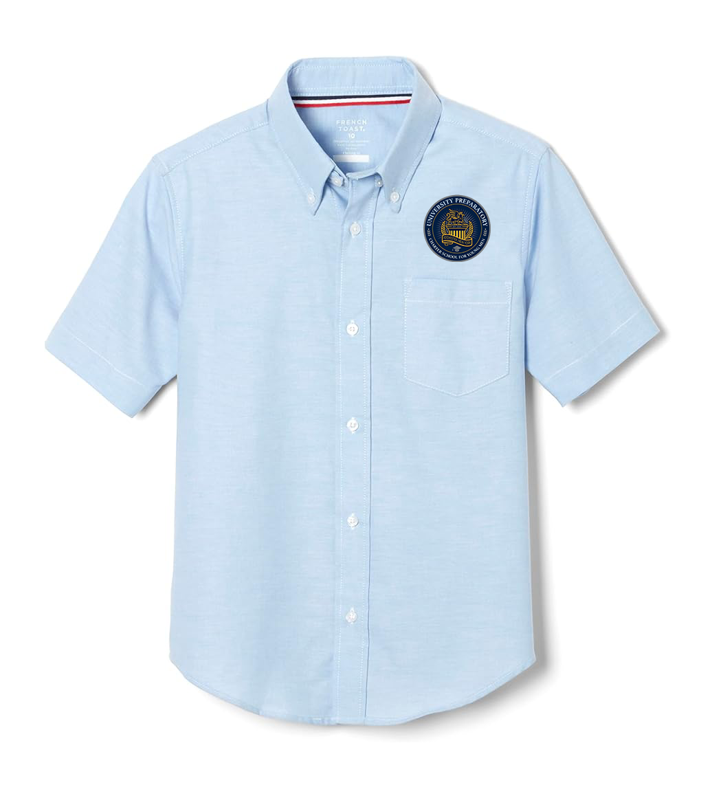 Oxford, Light Blue Short Sleeve. University Preparatory Charter School ...