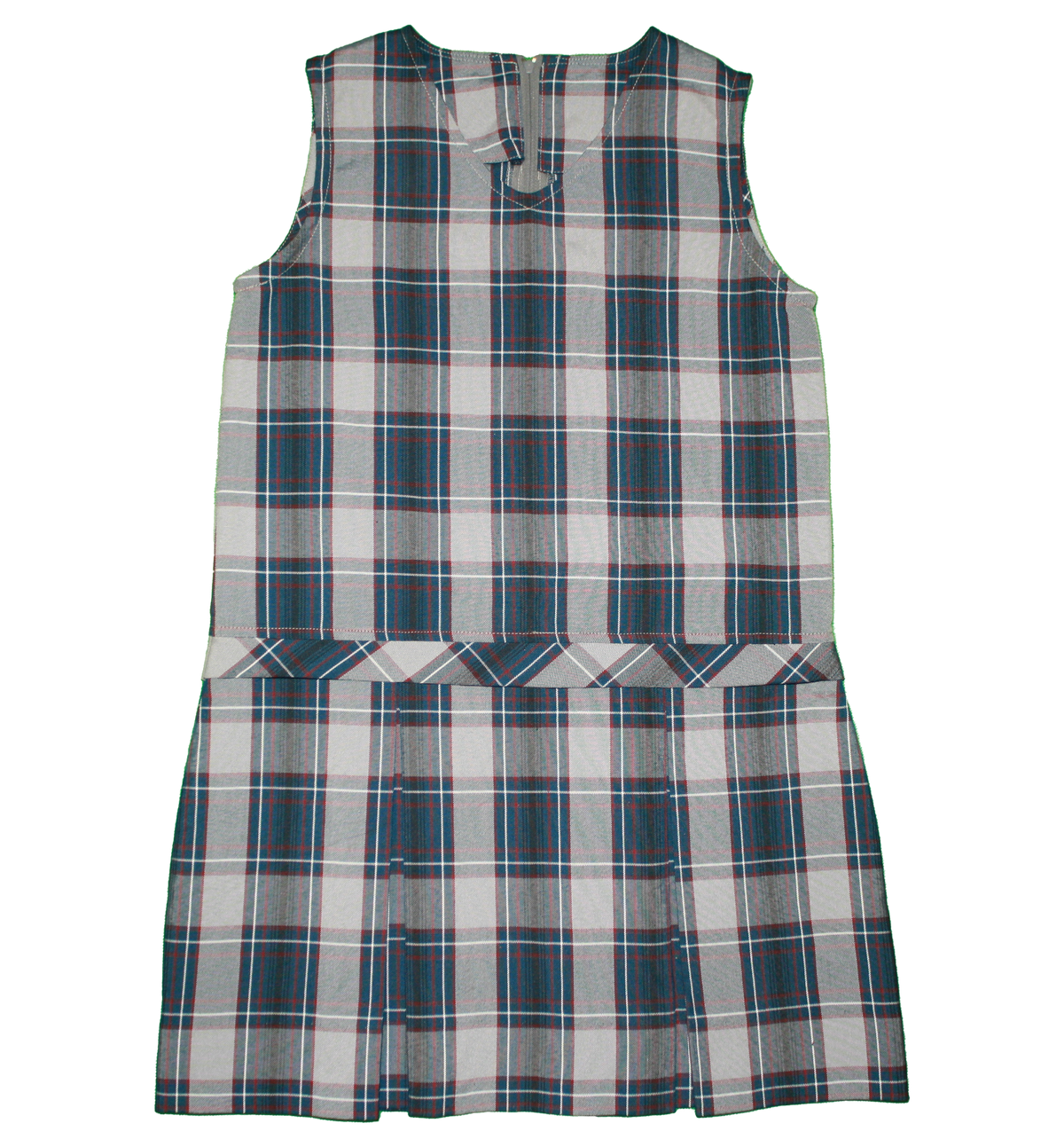 Jumper, Plaid #82 High V-Neck Kick Pleat | Family Uniforms