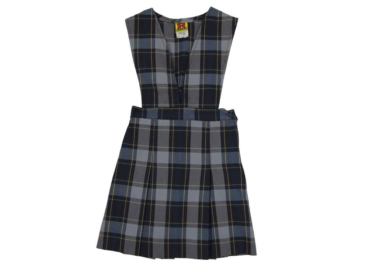 Jumper, Plaid #57 V-Neck Triple Pleat | Family Uniforms